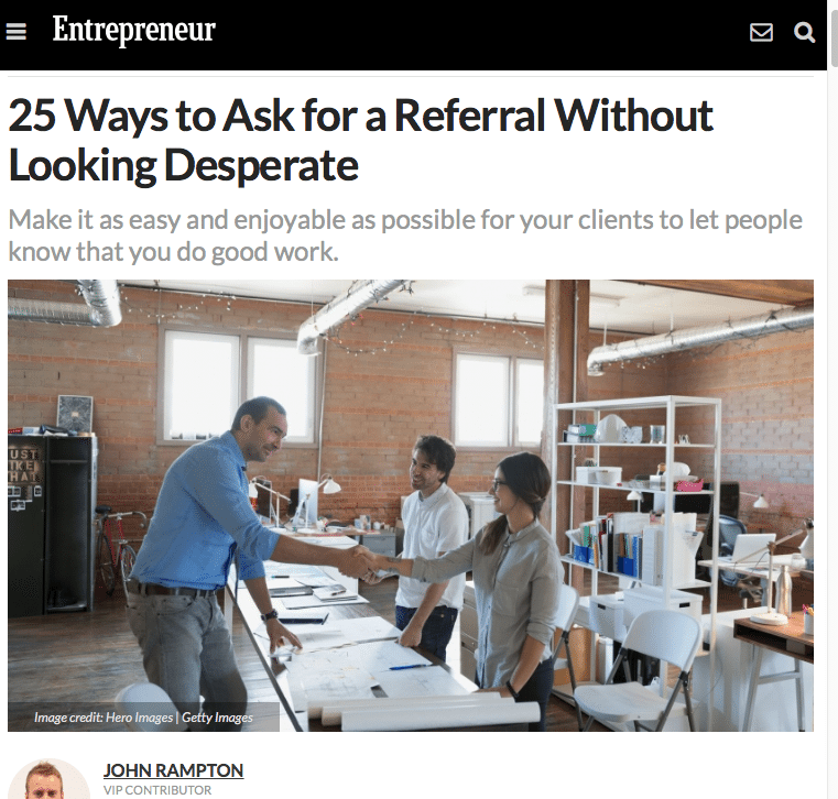 25 Ways to Ask for a Referral - safnow.org